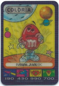 Game Card: Majax (3D cards - Spacix(Coloria - M & M's) Col:Spacix3D-051 🃏