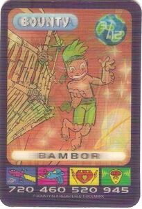 Game Card: Bambor (3D cards - Spacix(Coralia - Bounty) Col:Spacix3D-075