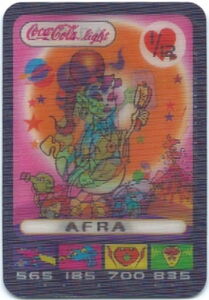 Game Card: Afra (3D cards - Spacix(Cupida - Coca Cola Light) Col ...