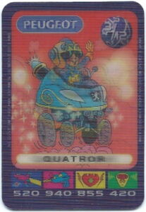 Game Card: Quatror (3D cards - Spacix(Moovia - Peugeot) Col:Spacix3D-243