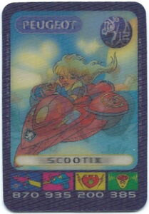 Game Card: Scootix (3D cards - Spacix(Moovia - Peugeot) Col:Spacix3D-250