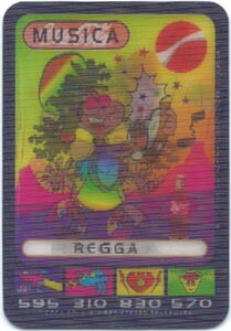Game Card: Regga (3D cards - Spacix(Musica - Coca-Cola) Col:Spacix3D-256