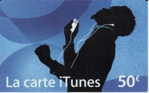 Gift Card: Carte Itunes (Apple, France) (People) Col:FR-Itunes-003a