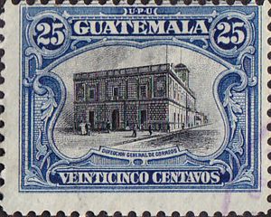 Stamp: General Post Office (Guatemala) (Post Offices) Mi:GT 136,Sn:GT ...