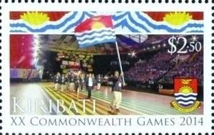 Stamp: Commonwealth Games (Kiribati(Commonwealth Games - Glasgow ...