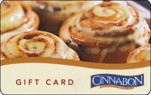 Gift Card: Cinnamon Rolls (Cinnabon, United States of America(Cinnabon ...