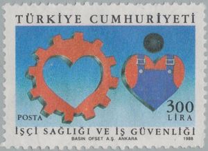 Stamp: Occupational Safety and Health for Workers (Türkiye (Turkey ...