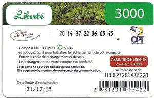 Phonecard: Roche millénaire (R. Agosti) (Mobile New Caledonia, New ...