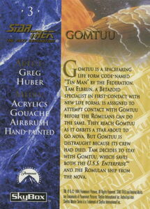 Game Card: Gomtuu (Star Trek(Star Trek Master Series 2) Col:SBST-STMS2-003