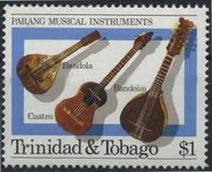 Stamp: Bandola, Bandolin and Cuatro (Trinidad and Tobago(Parang ...