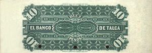 Banknote: 10 Pesos (Chile(Local Issues) Wor:P-S440s