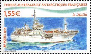 Stamp: Le Malin (French Southern and Antarctic Lands (TAAF)Mi:TF 853,Sn ...
