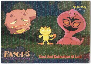 Game Card: Rest And Relaxtion At Last (Pokémon) (Pikachu's vacation ...