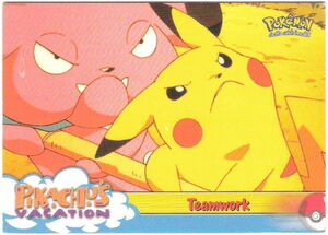 Game Card: Teamwork (Pokémon(Pikachu's vacation) Col:TPOK-PV-054