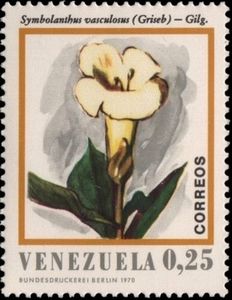 Stamp: Symbolanthus vasculosus (Venezuela(Flora of Venezuela) Mi:VE ...
