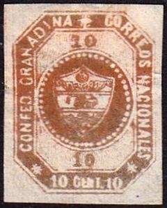Stamp: Coat of Arms (Colombia(Grenadine Confederation) Mi:CO 3a,Sn:CO 4 ...