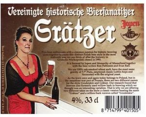 Drink Label: Grätzer (Jopen, NetherlandsCol:NL-BEER-001140