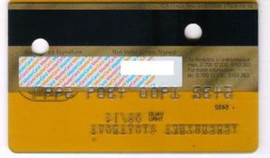 Tarjeta de Banco: MKB Unionbank MasterCard Gold Chip Transparent - 09 ...