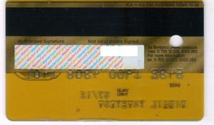 Bank Card: MKB Unionbank MasterCard Gold Transparent - 10-09 (MKB ...