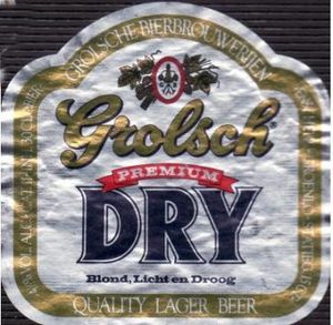 Drink Label: Grolsch Premium Dry (Grolsch Brouwerij, NetherlandsCol:NL ...