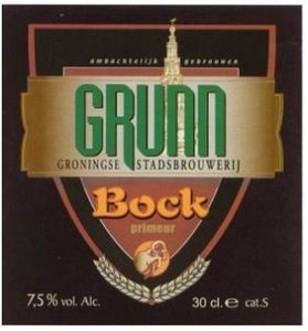 Drink Label: Grunn Bock Primeur '04 (Groningse Bierbrouwerij ...