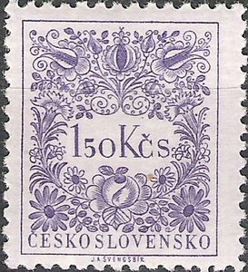 Stamp: New figure drawing (Czechoslovakia(Postage Due Stamps (1954-1963 ...