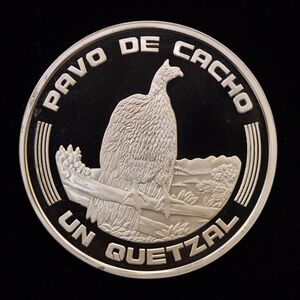 Moneda: 1 Quetzal (II Iberoamericanan Series - Pavo de Cacho ...