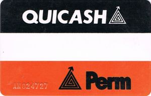 Bank Card: Quicash (Permanent Bank, South AfricaCol:ZA-GM-0017