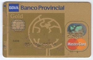 Bank Card: BBVA Banco Provincial (Banco Provincial, VenezuelaCol:VE-MC ...