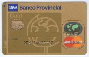 Bank Card: BBVA Banco Provincial (Banco Provincial, VenezuelaCol:VE-MC ...