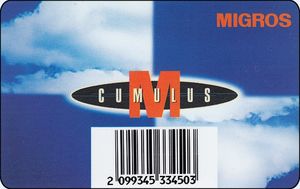 Functional Card: Migros CUMULUS (Shops - Supermarkets, Switzerland ...