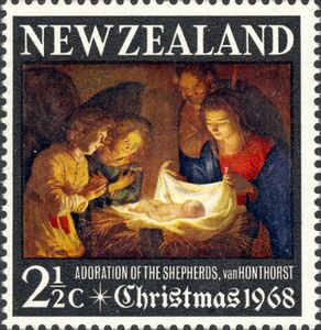 Stamp: Christmas 1968 (New ZealandMi:NZ 491,Sn:NZ 414,Yt:NZ 475,Sg:NZ ...
