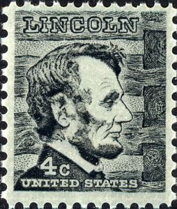 Stamp: Abraham Lincoln (1809-1865), 16th President of the U.S.A ...