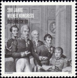 Stamp: Vienna Congress, 200th anniversary (AustriaMi:AT 3217,Sn:AT 2567 ...
