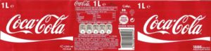 Etiqueta de bebida: Coca Cola (Coca Cola İçecek A.Ş., Türkiye (Turquía ...