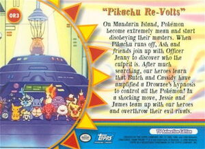Game Card: "Pikachu Re-Volts" (Pokémon) (Pokémon TV Animation Edtion ...