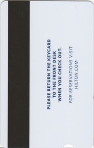 Hotel Card: Hilton - Welcome (silver) (Hilton, United States of America ...