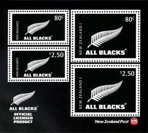 Stamp: All Blacks 2014 (New Zealand(2014 All Blacks) Mi:NZ BL332,Yt:NZ ...