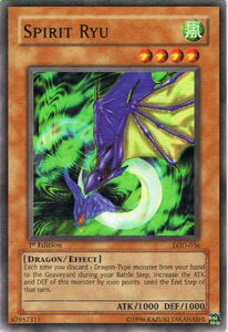 Game Card: Spirit Ryu (Yu-Gi-Oh) (Legacy of Darkness - 1st Edition (LOD ...