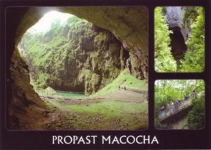Postcard: Moravský kras. Macocha Chasm (Czech Republic(_ Moravský kras ...