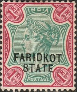 Stamp: Queen Victoria (1819-1901) - overprinted (Faridkot(Queen ...