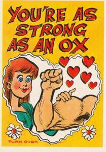Game Card: You're as Strong as an Ox (Top Trumps(Funny Valentine To ...