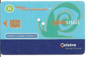 Phonecard: Cyber Snail (Telstra, Australia(Single National Phone Cards ...