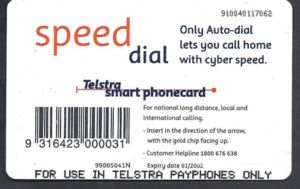 Phonecard: Cyber Snail (Telstra, Australia(Single National Phone Cards ...