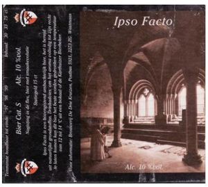 Drink Label: Ipso Facto (De Drie Kruizen, NetherlandsCol:NL-BEER-001560