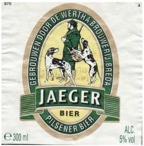 Drink Label: Jaeger Bier '94 (Vereenigde Nederlands Brouwerij ...