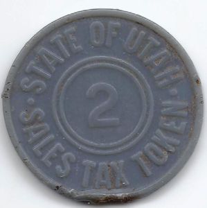 Token: Sales Tax Utah (United States of America(U.S.A. Tax Tokens) Col ...