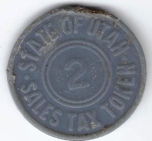Token: Sales Tax Utah (United States of America(U.S.A. Tax Tokens) Col ...
