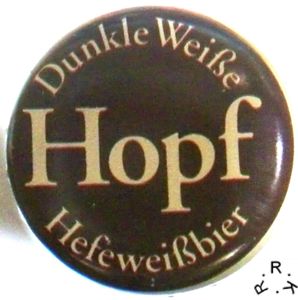 Tapa de botella: Hopf Dunkle Weisse (Weissbierbrauerei Hopf GmbH Co ...