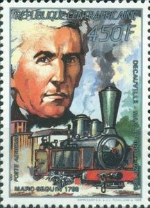 切手: Mark Seguin 1786 (中央アフリカ共和国(Cars 1989) Mi:CF 1366,Sn:CF 919,Yt:CF ...